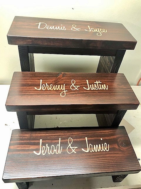 Three Step Stool Extra Large Step Stool | Etsy