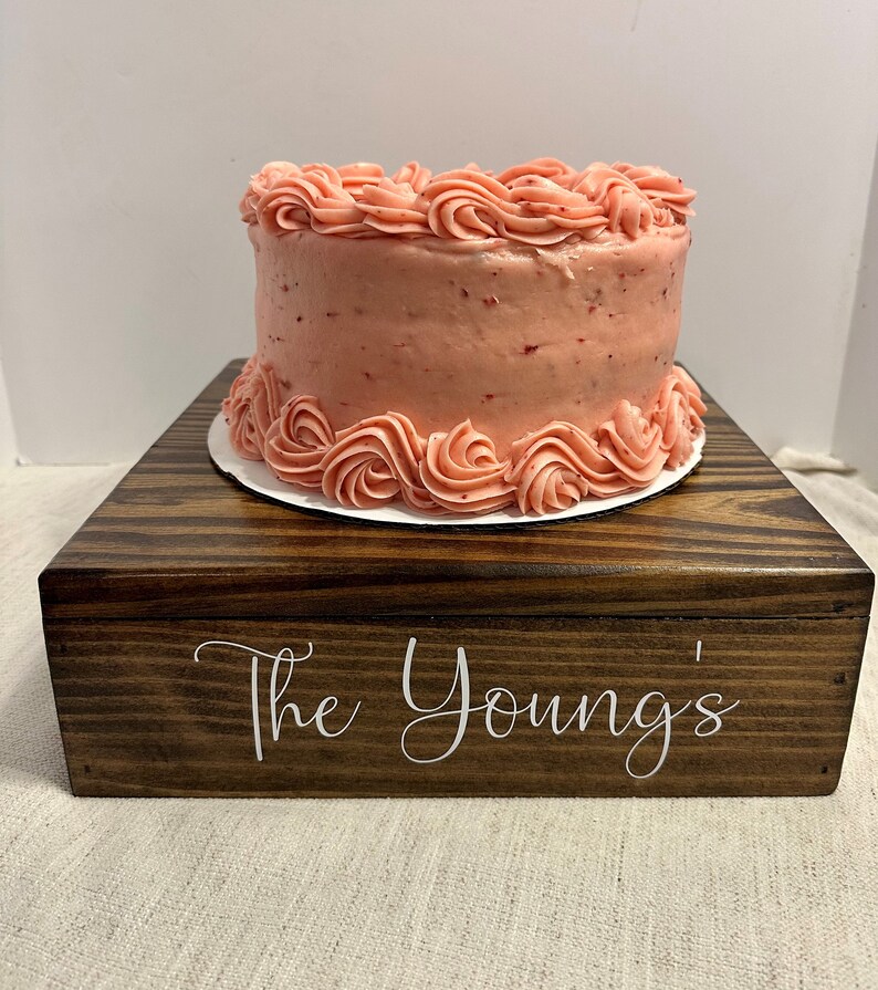 Rustic Wooden Cake Stand Wedding Cake Stand - Etsy