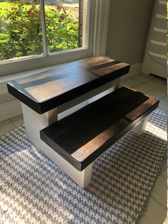 Large Step Stool Adult Size Stool Wooden Step Stool | Etsy