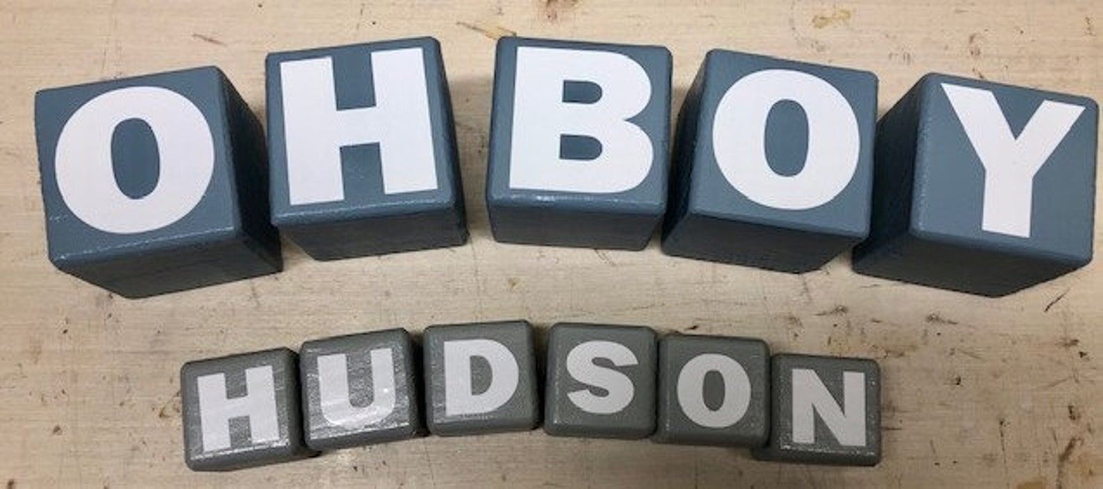 Personalized Name Blocks Wooden Baby Square Building Blocks - Etsy