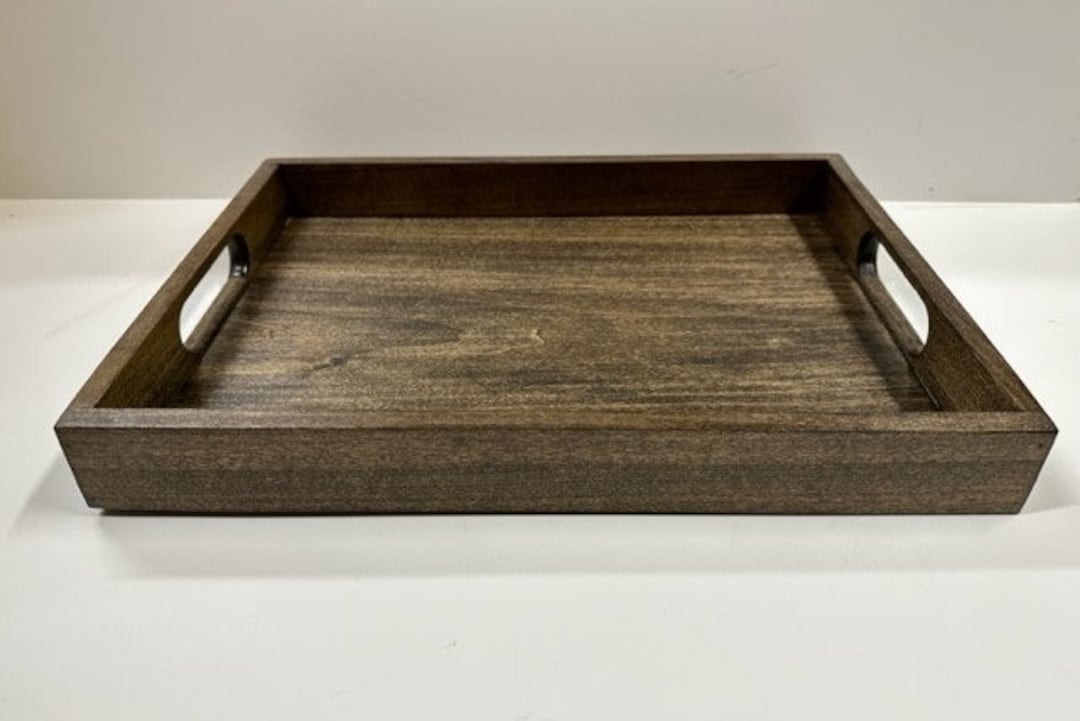 Handcrafted Wooden Serving Tray, Serving Tray With Handles - Etsy
