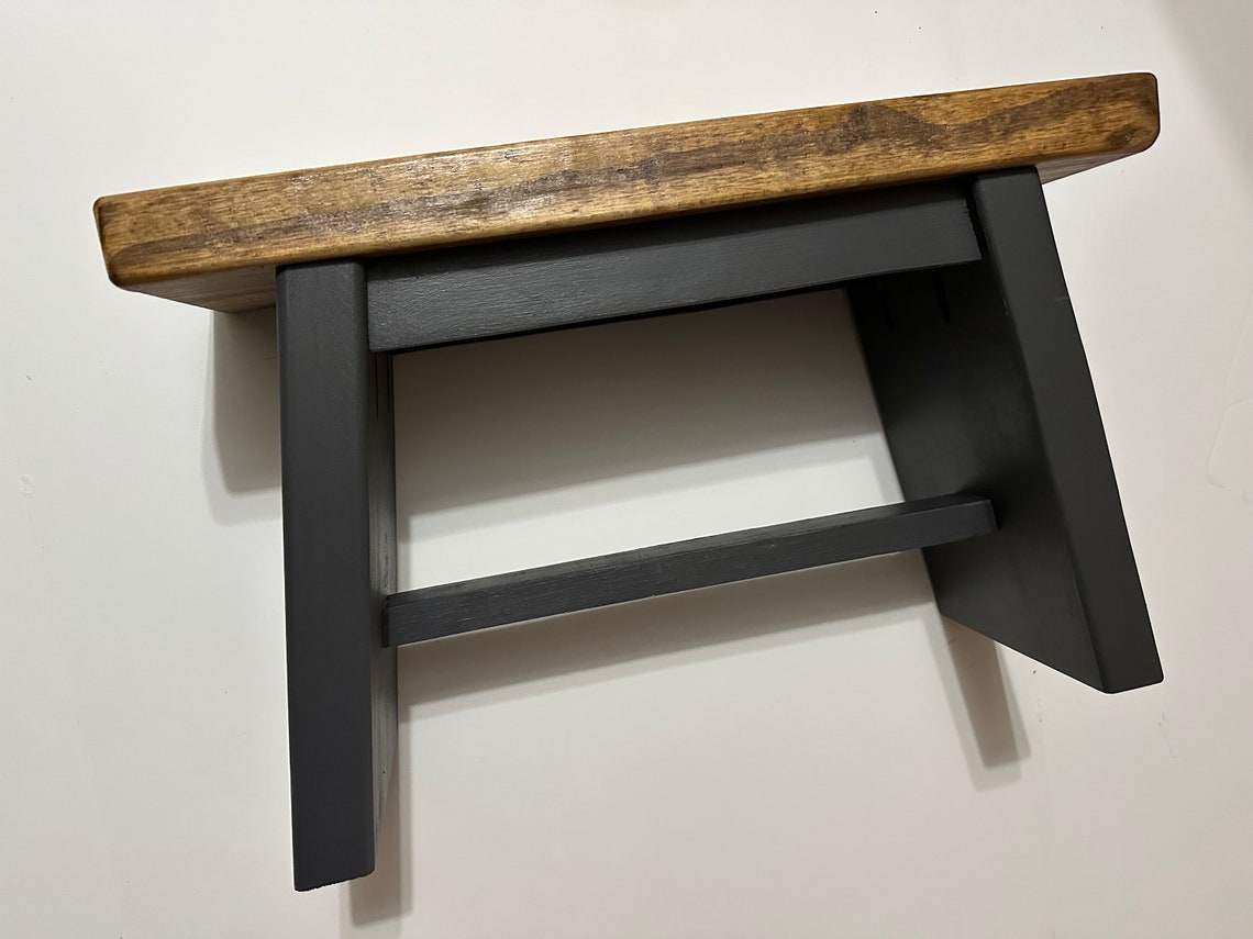 26x7 Single Step Stool Wooden Step Stool Rustic Step Stool - Etsy