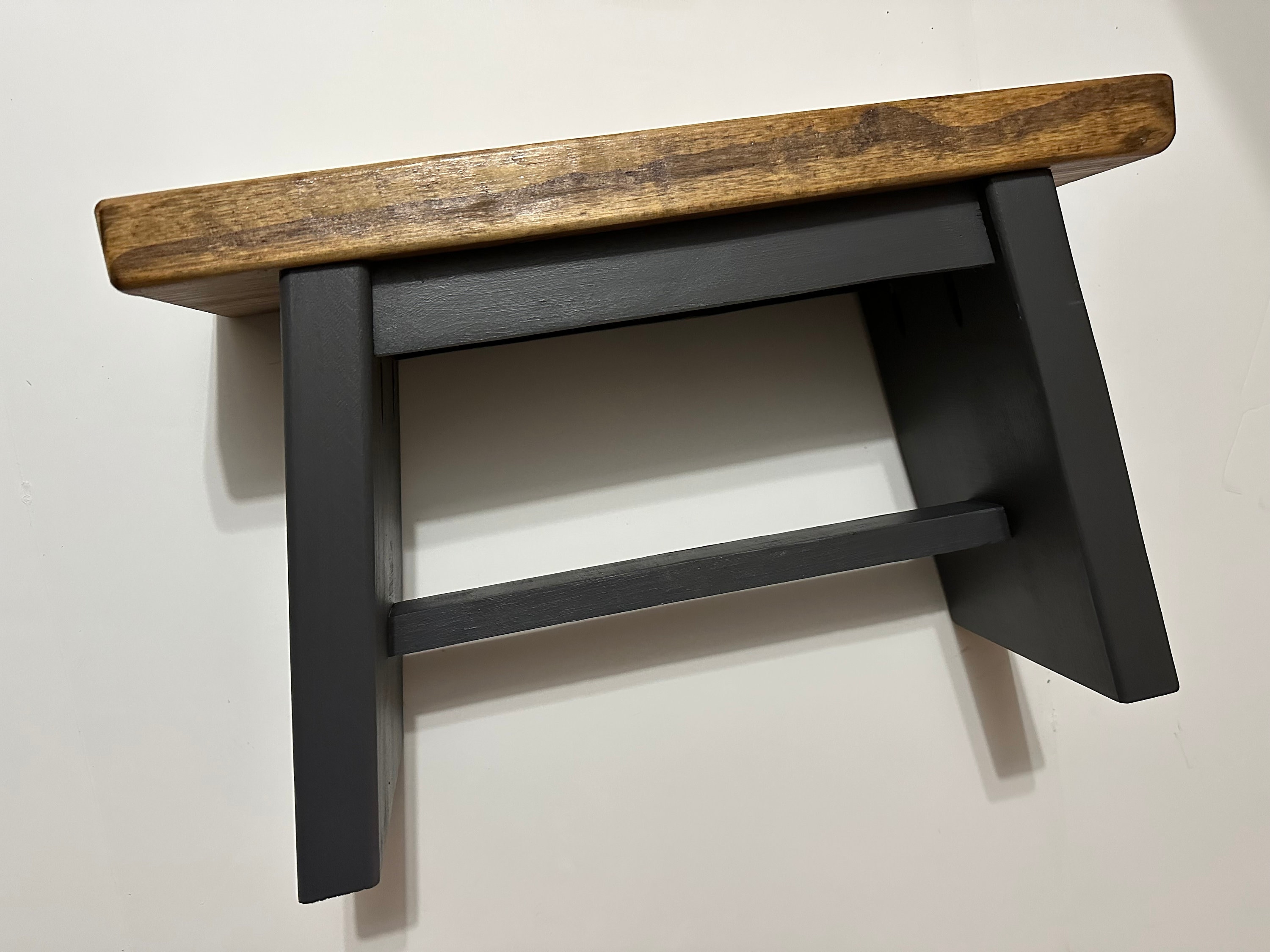 18x7 Single Step Stool Wooden Step Stool Rustic Step Stool - Etsy