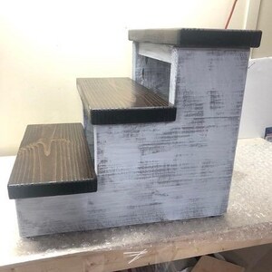 Three Step Stool Extra Large Step Stool - Etsy