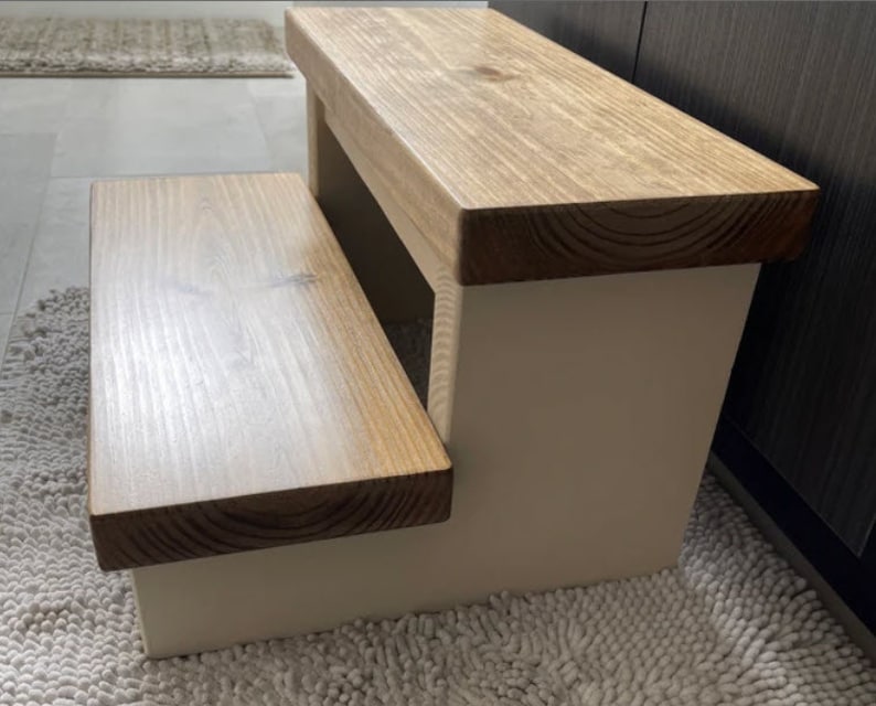 Large Step Stool Adult Size Stool Wooden Step Stool - Etsy