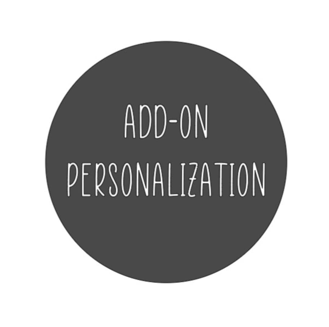 Add on Personalization - Font Choices - Etsy
