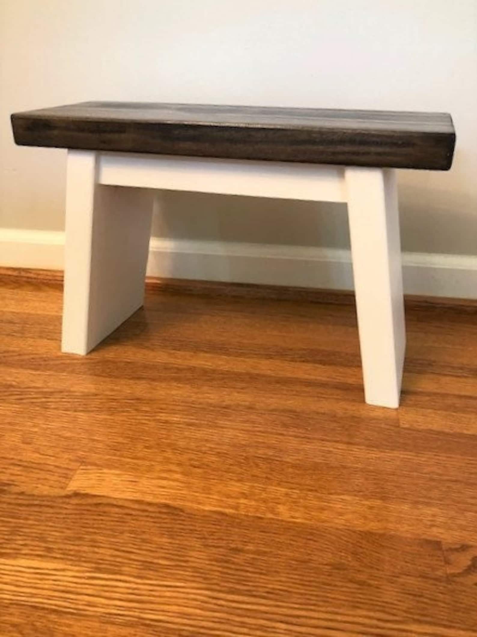 18x9 Single Step Stool Wooden Step Stool Rustic Step Stool - Etsy
