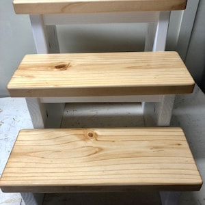 Three Step Stool - Extra Large Step Stool - Etsy