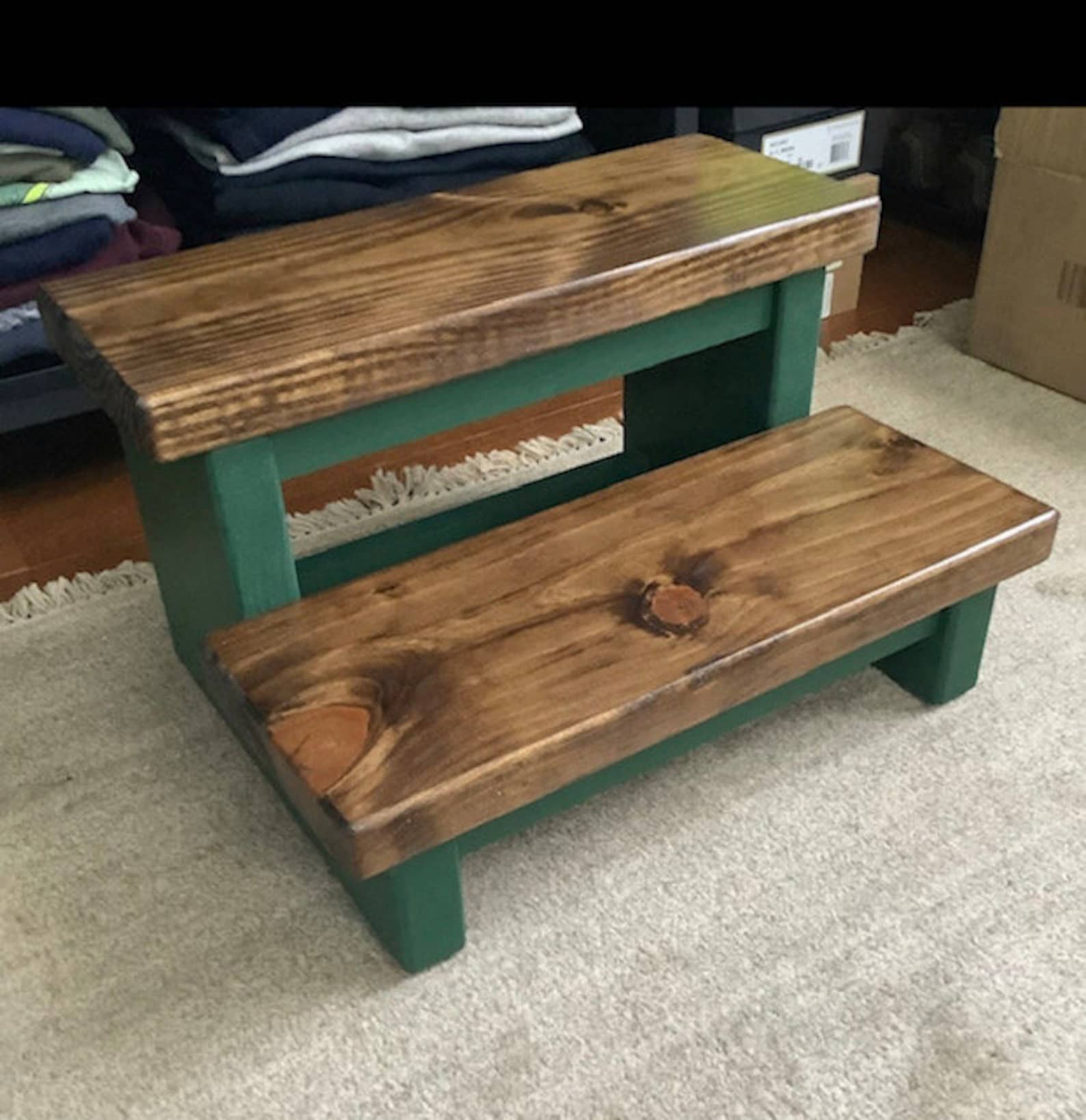 Large Step Stool Adult Size Stool Wooden Step Stool - Etsy
