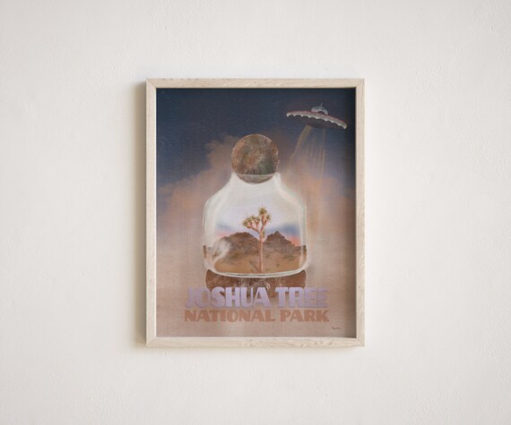 Joshua Tree National Park Terrarium and Alien UFO Invasion - Etsy