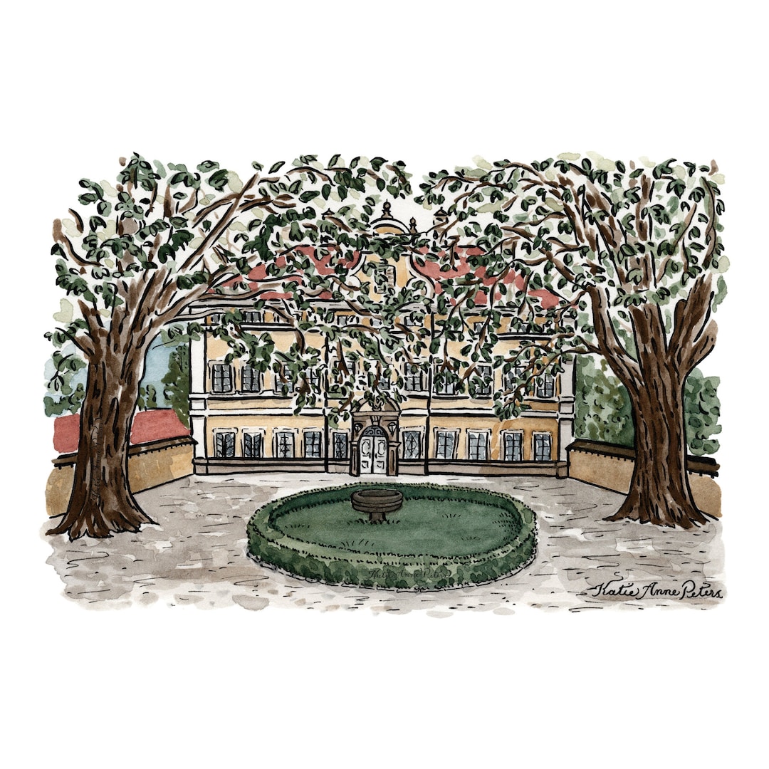 Sound of Music House Print | 5x7 Sound of Music Watercolor | Julie ...