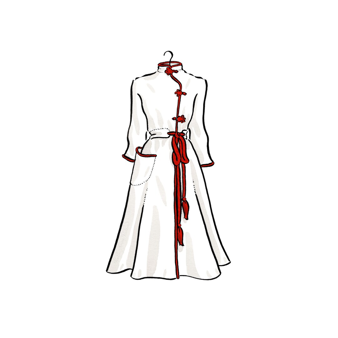 White Christmas Robe Print | 5x7 Art | Old Hollywood Robe | Vera Ellen ...