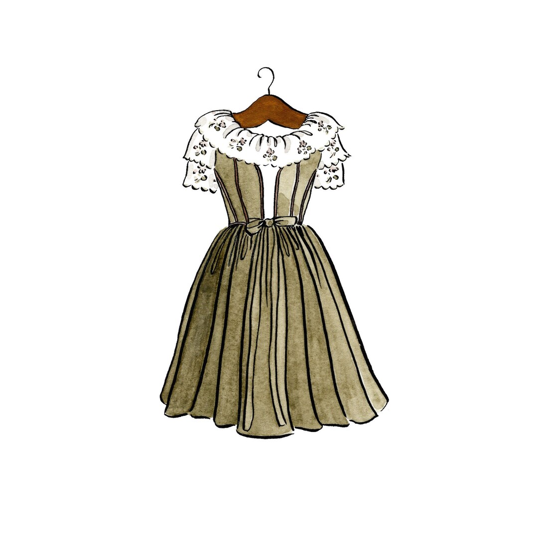 Sound of Music Edelweiss Dress Print Liesl Dress 5x7 - Etsy