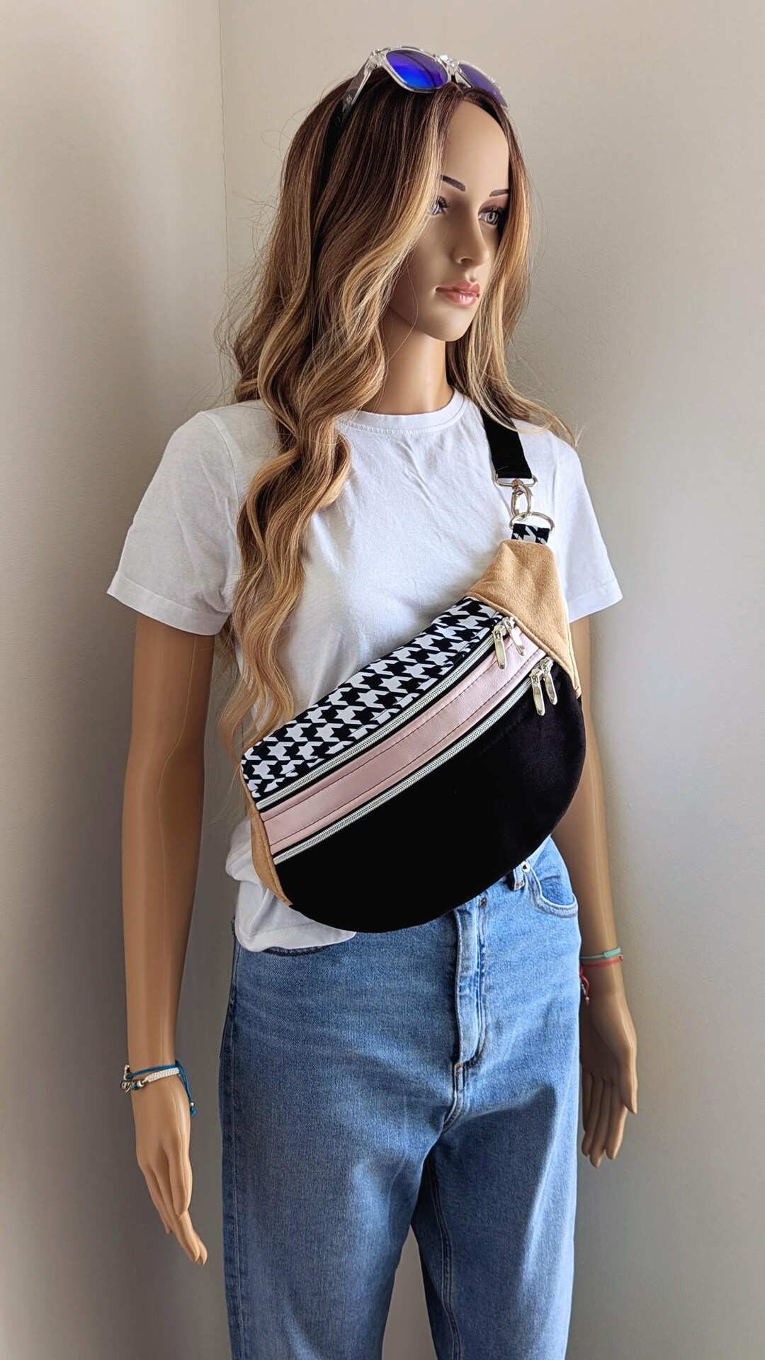 XL Crossbody Bag Fanny Pack Belly Bag Bum Bag - Etsy