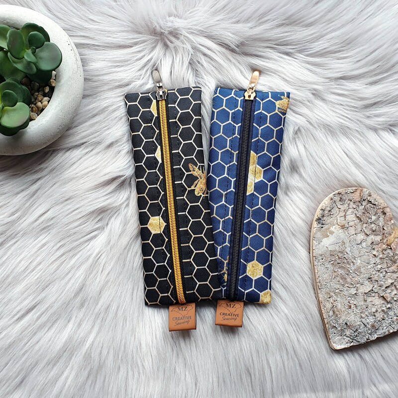 Small Slim Pencil Case - Etsy