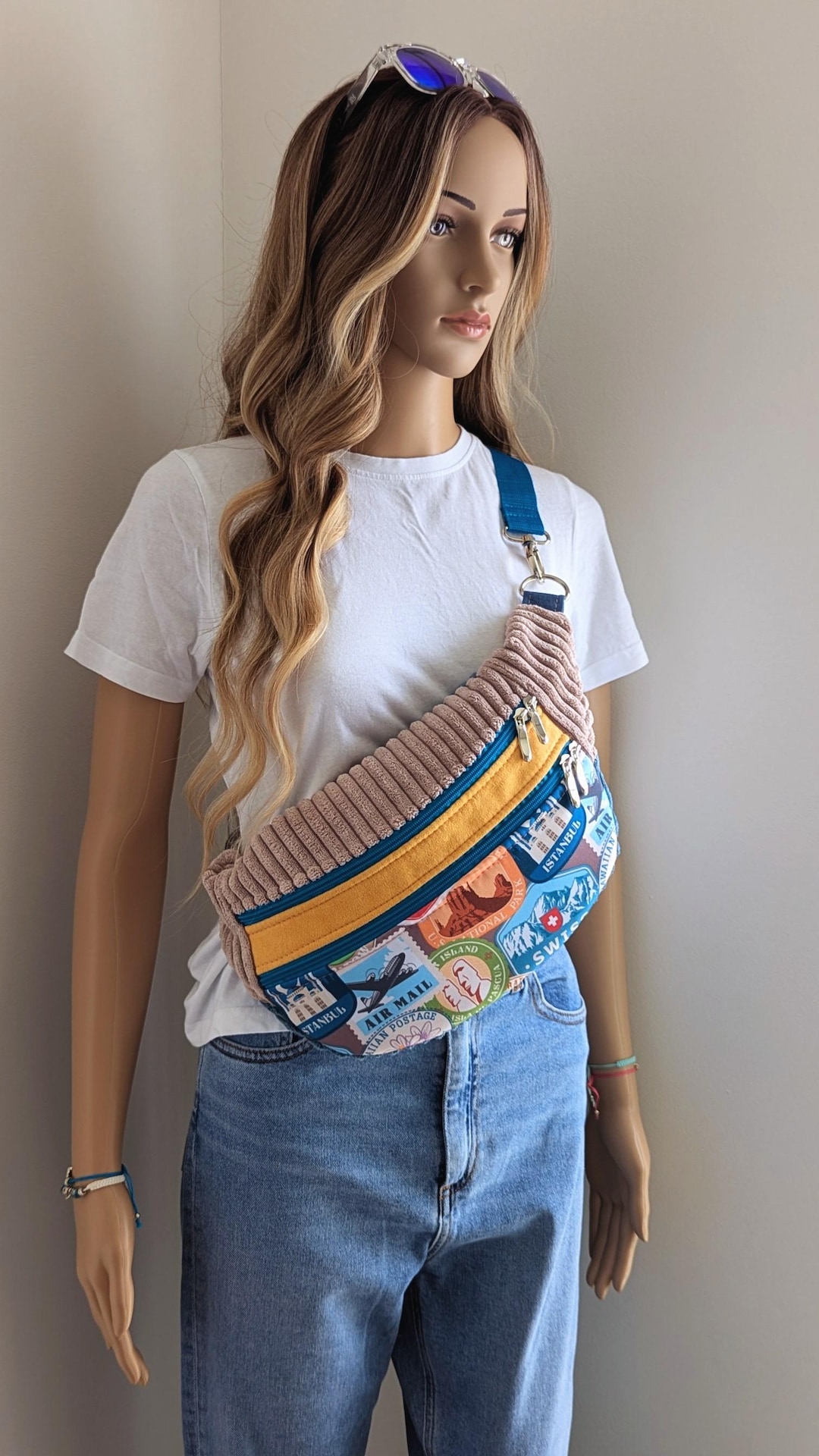 Large Summer Crossbody Bag Fanny Pack Belly Bag Bum Bag - Etsy