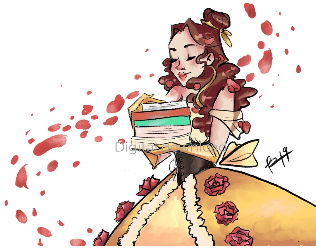 Princess Print Fan Art Princess Digital Download Wall Art Princess