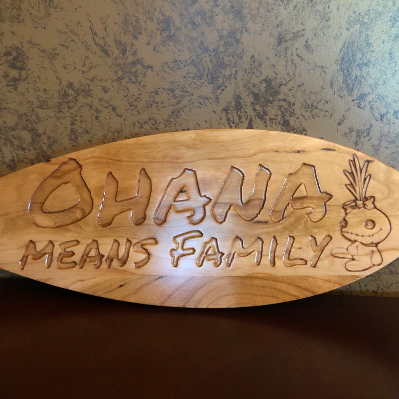 Ohana Wood Sign - Etsy