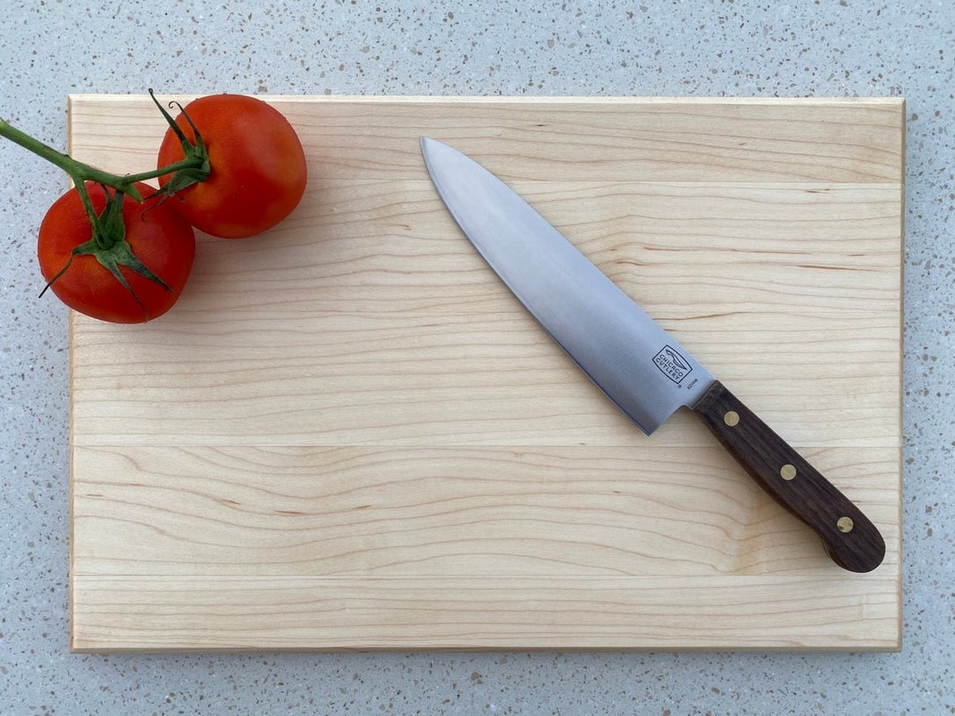 12" X 18" X 3/4" Maple Wood Cutting Board. Maple Carving Board. Made in ...