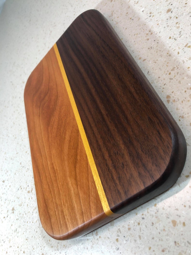 9 X 6 X 3/4 Yellowheart Wood Walnut and - Etsy