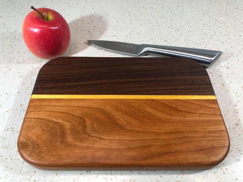 9 X 6 X 3/4 Yellowheart Wood Walnut and - Etsy