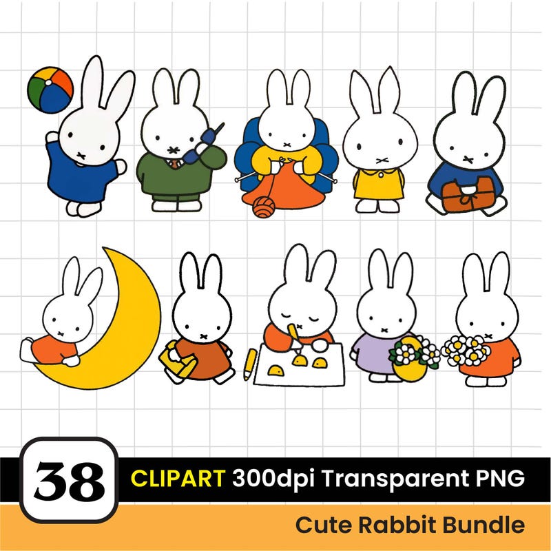 Miffy Sticker With Matcha - Etsy