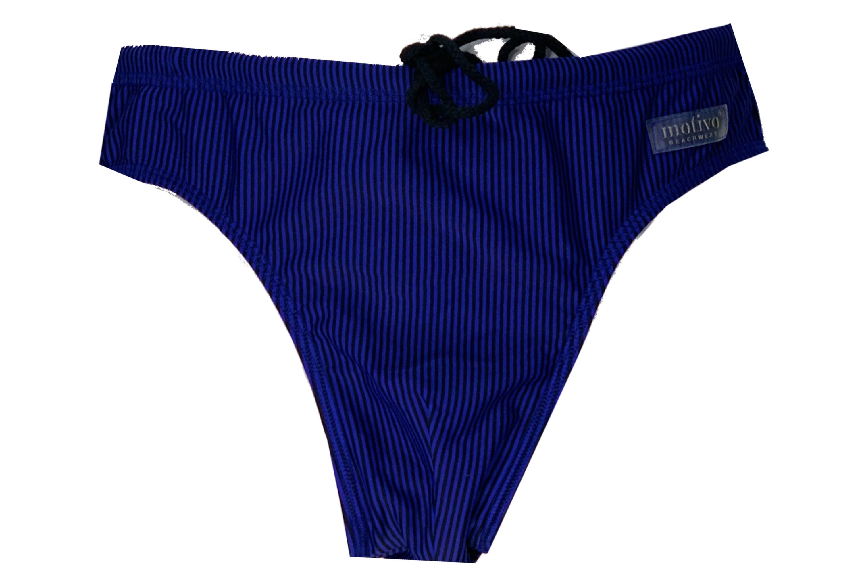 Blue Black Striped MEN'S Low Rise Swim Brief / Men's Swimsuit - Etsy