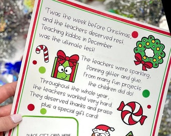 Christmas Poems For Teachers