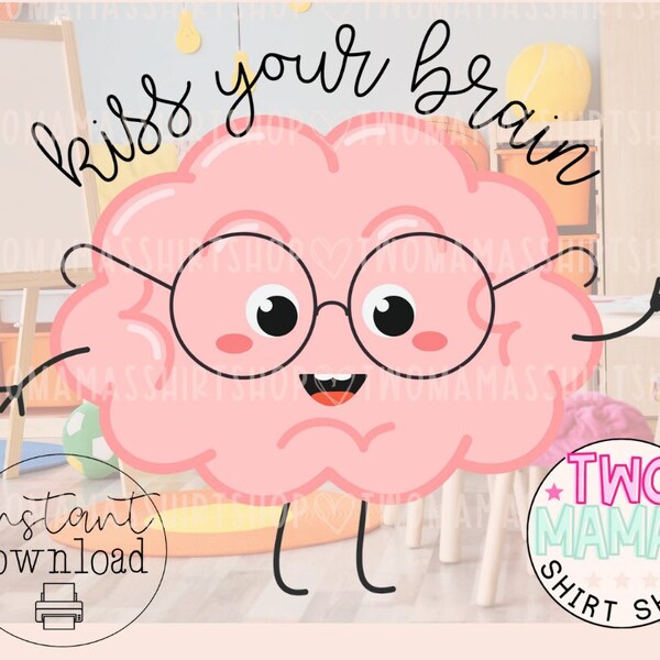 Brain Clipart - Etsy