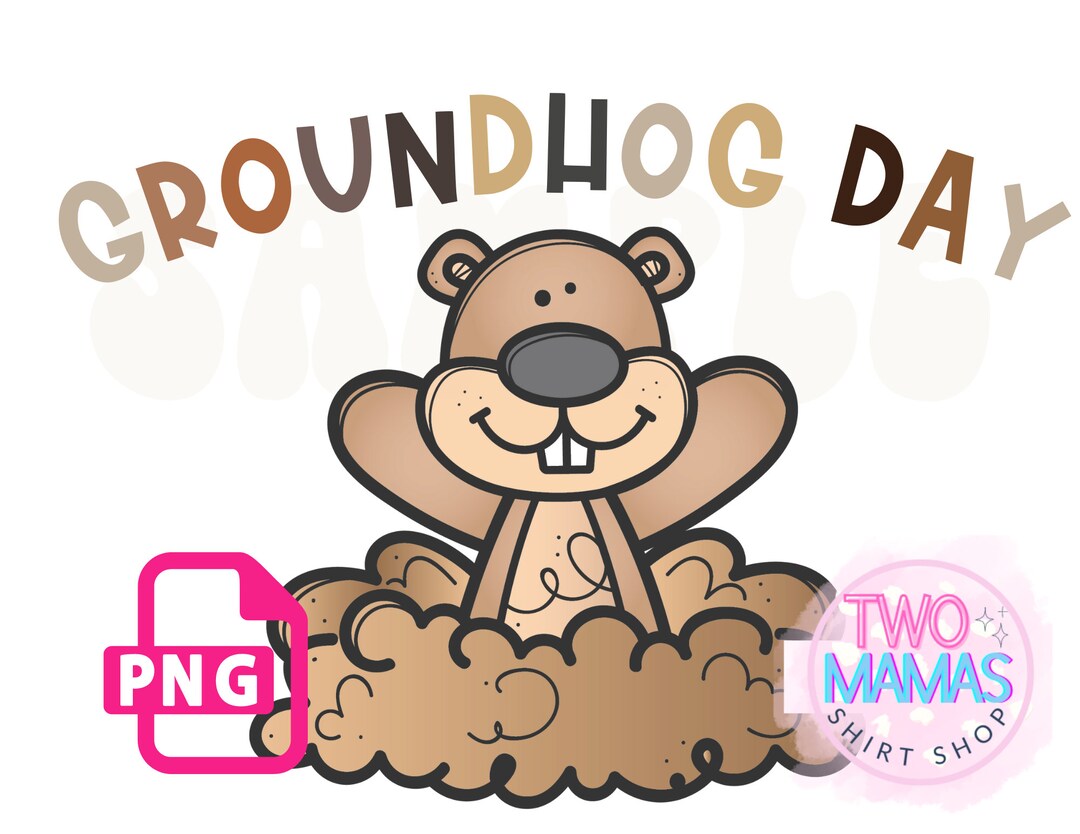 Groundhog Day PNG, Groundhog Sublimation, Digital Print, Shadow - Etsy