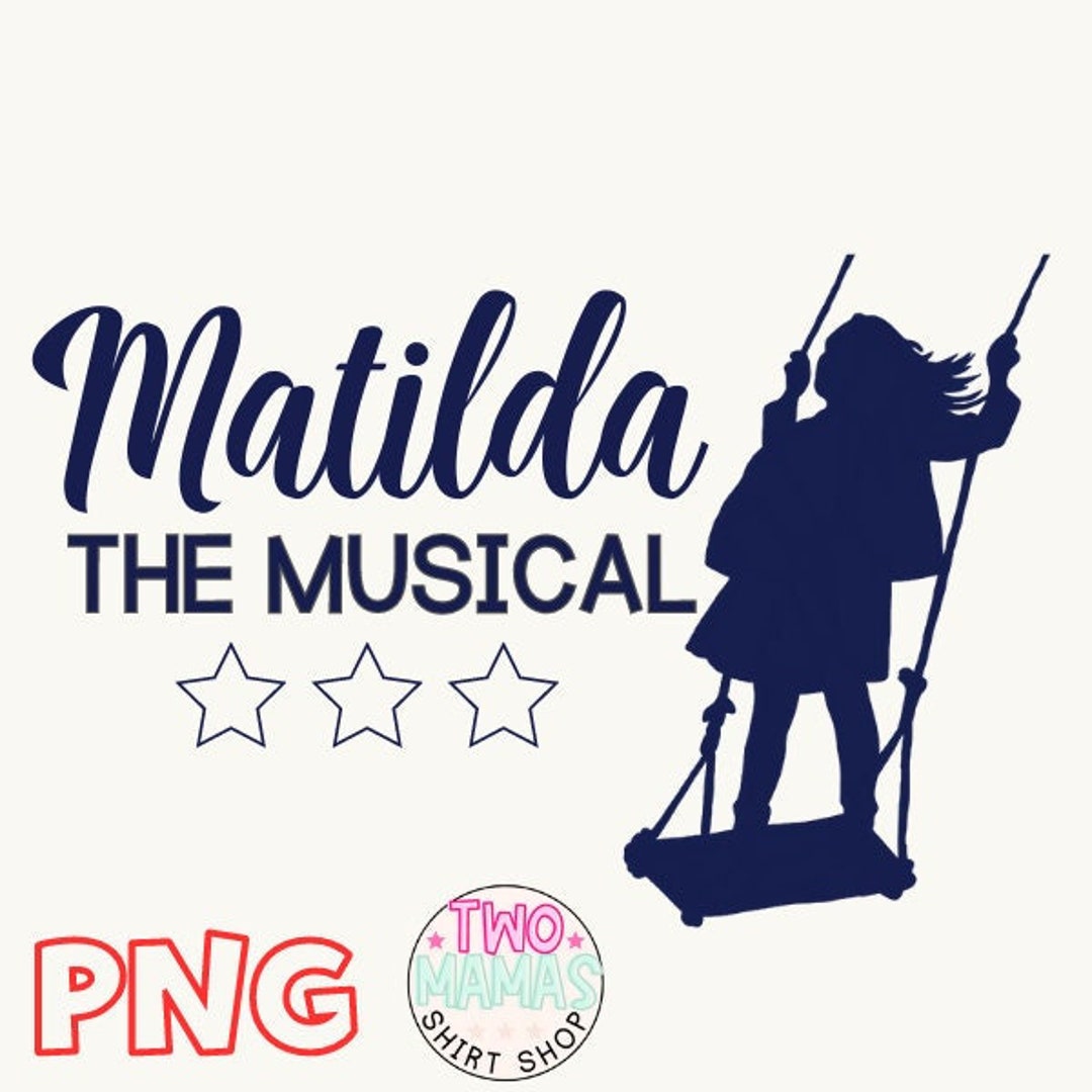Matilda the Musical Matilda Swing Character PNG SVG Sublimation Cricut ...