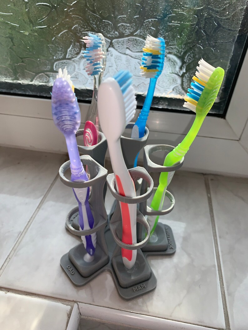 Personalised Toothbrush Holder, 3D Printed - Etsy UK