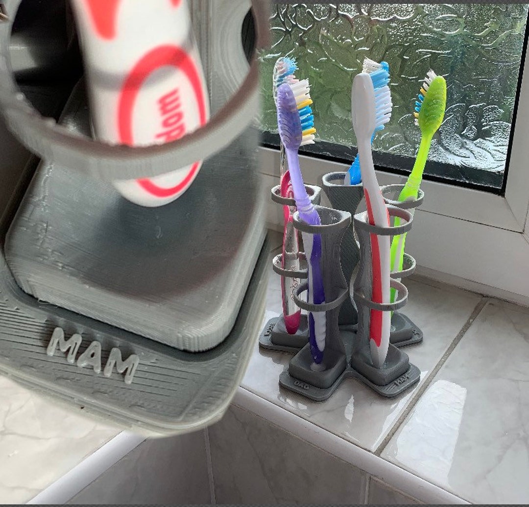 Personalised Toothbrush Holder, 3D Printed - Etsy