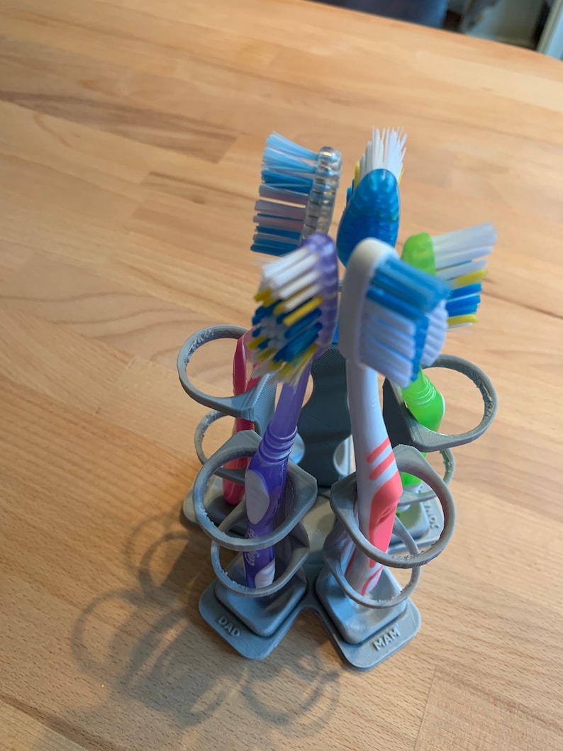 Personalised Toothbrush Holder, 3D Printed - Etsy