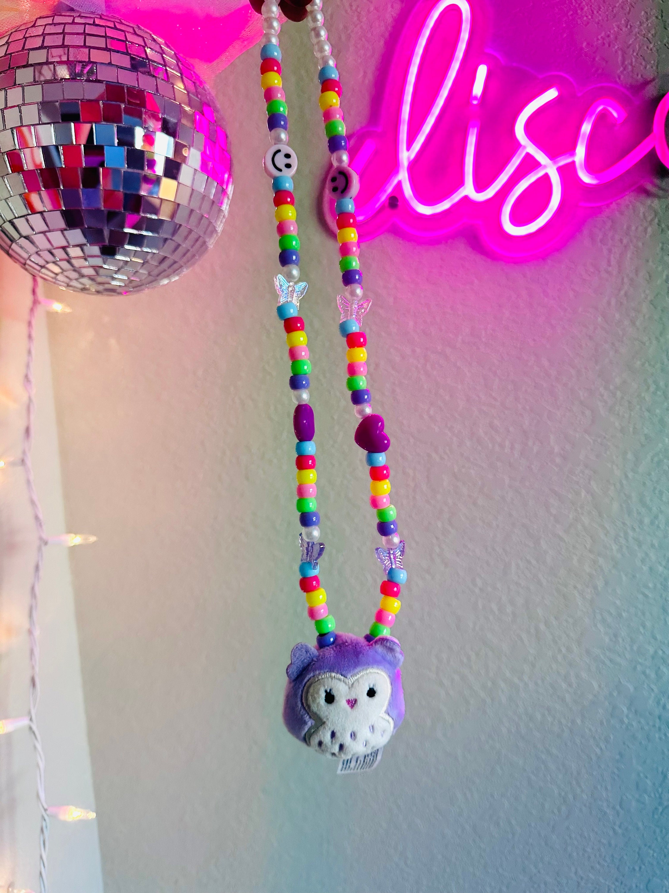 Squishmallow Kandi Necklace Multi Kandi to Trade Squishmallow Car Decor ...