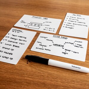 Reusable Notepad - Dry Erase Note Pad - Desk Dry Erase Board ...