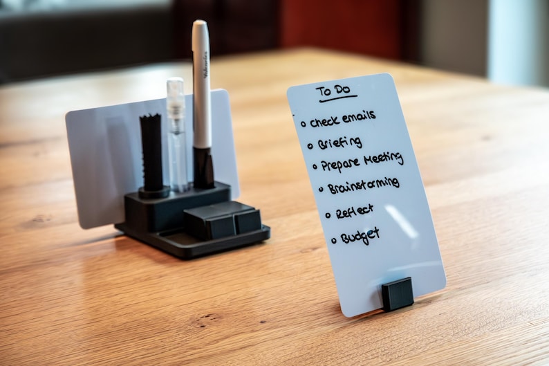 Reusable Notepad - Dry Erase Note Pad - Desk Dry Erase Board ...