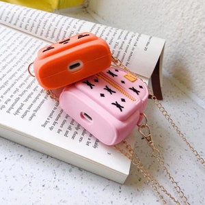 Designer Bag Airpods Case With Keychain, Elegant Luxury Case for AirPod ...