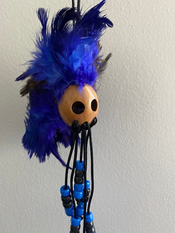 Kamani Mini Ikaika Blue Brown Hawaiian Helmet Car Decor - Etsy