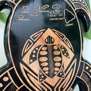 Hawaii Hand Made Wall Hanging Decor Plaques Solid Wood Polynesian ...