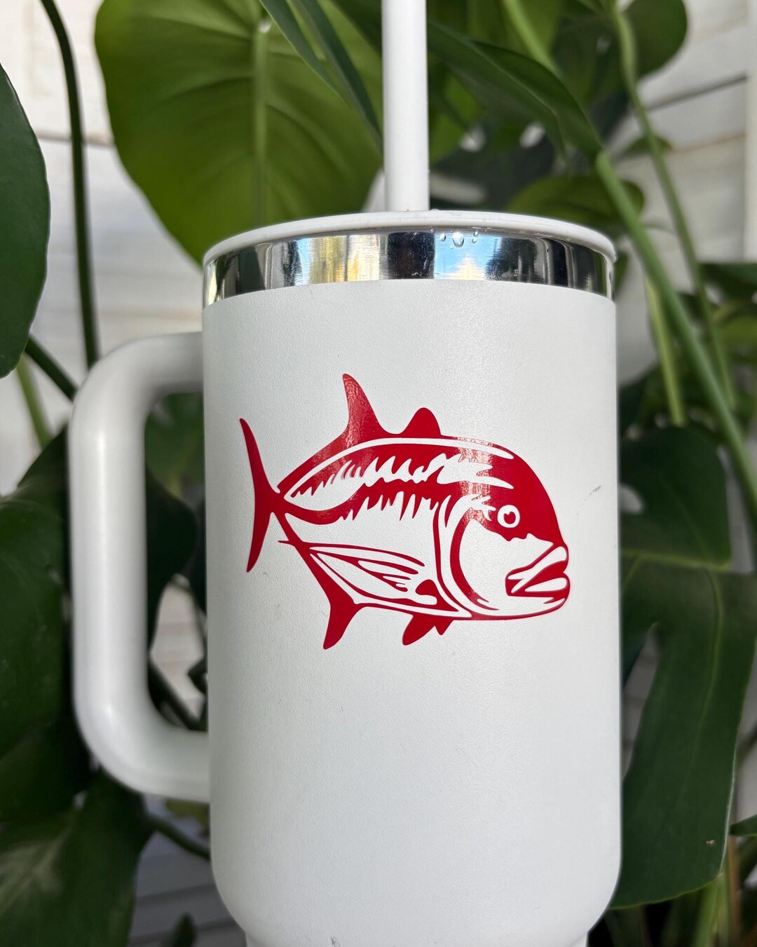 Hawaiian Red Ulua Fish 3" Vinyl Decal Car / Truck Window Sticker - Etsy
