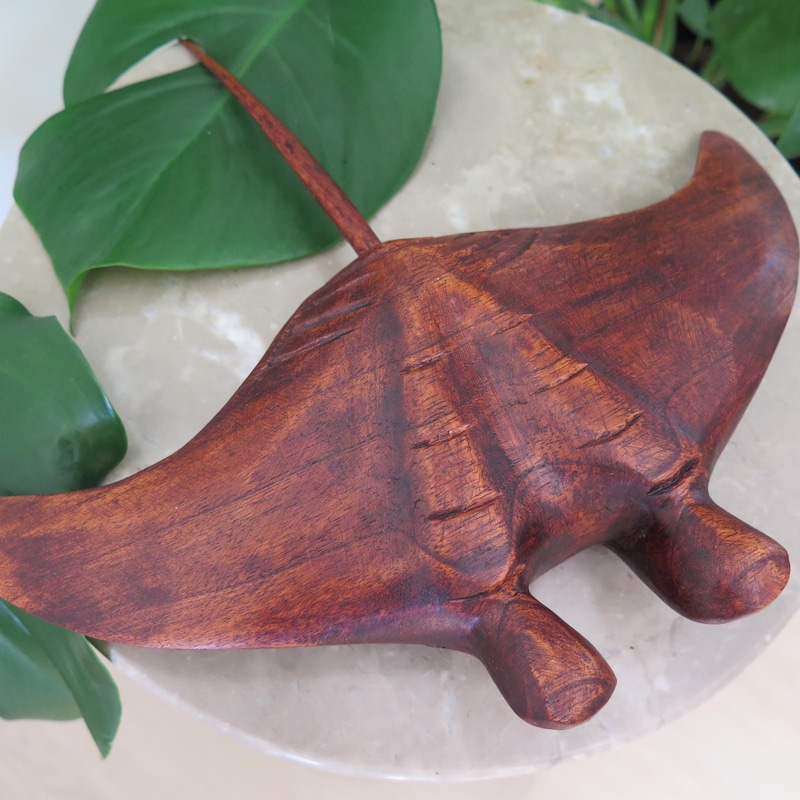 Wood Manta Ray Sculpture - Etsy