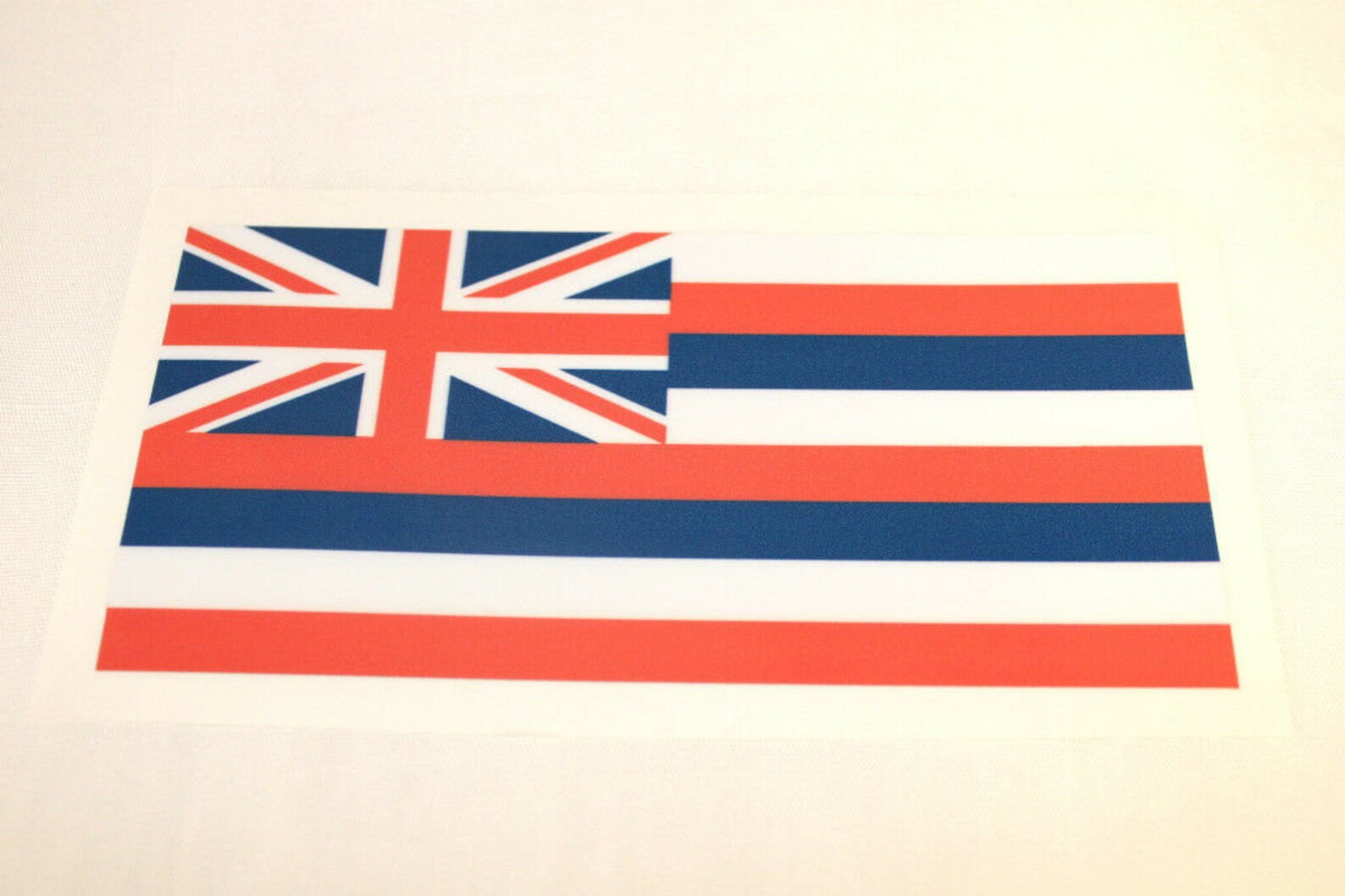 Hawaiian State Flag Red White Blue Islands Vinyl Decal Car | Etsy