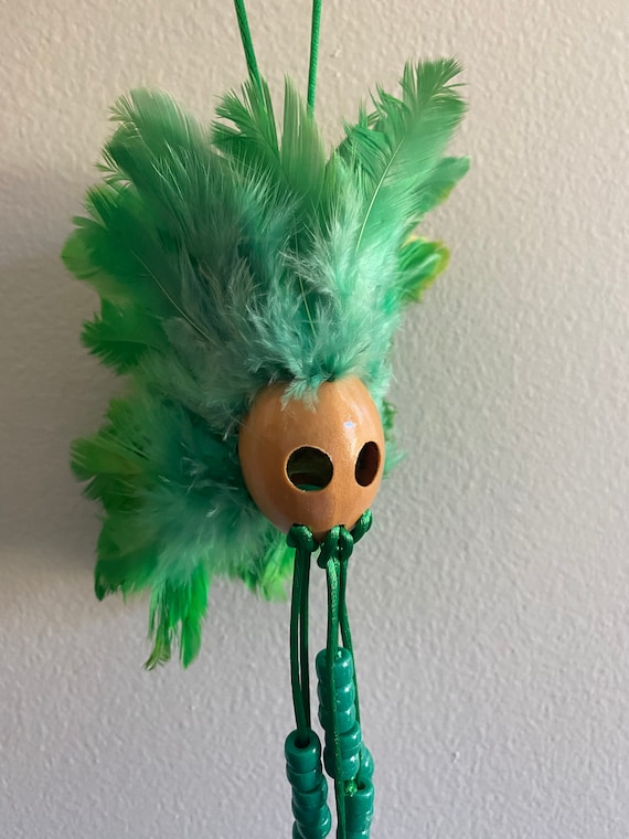 Kamani Ikaika Green Hawaiian Helmet Car Decor Hanging | Etsy