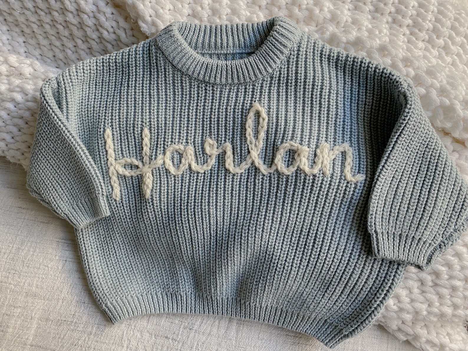 Personalized Baby Sweater Personalized Toddler Sweater Knit - Etsy
