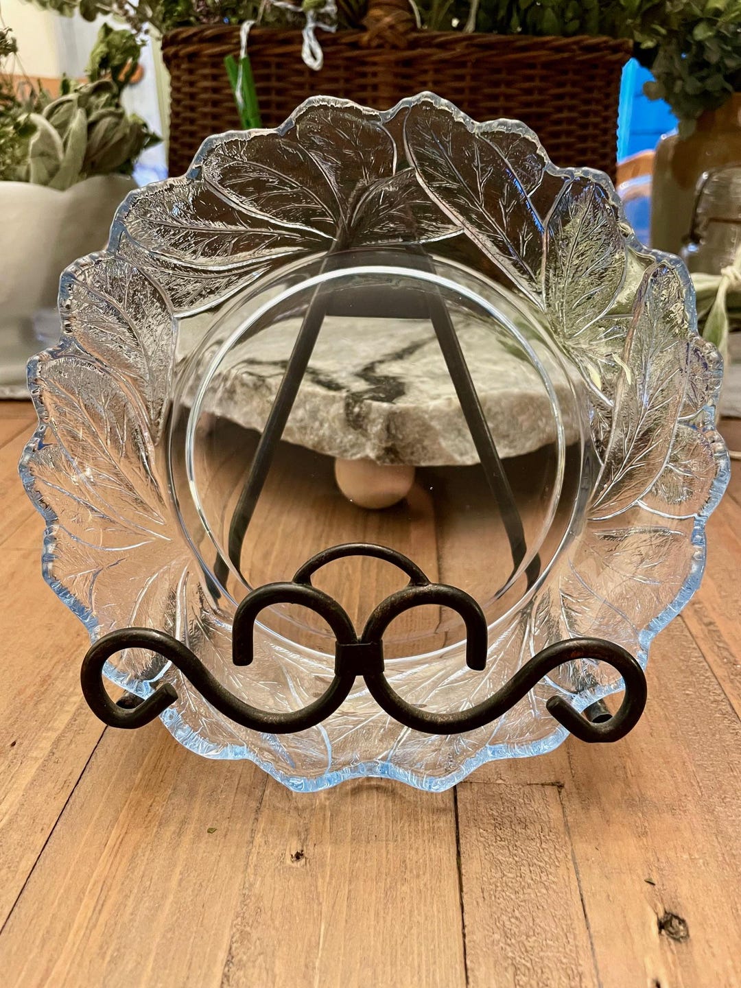 Rare Cambridge Everglade Glass Moonlight Blue Bowl, Great Condition ...