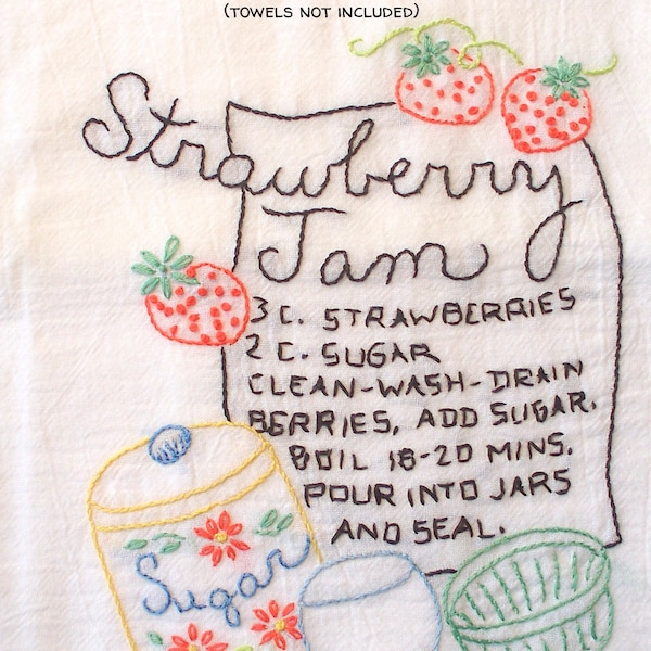 Recipe Embroidery - Etsy
