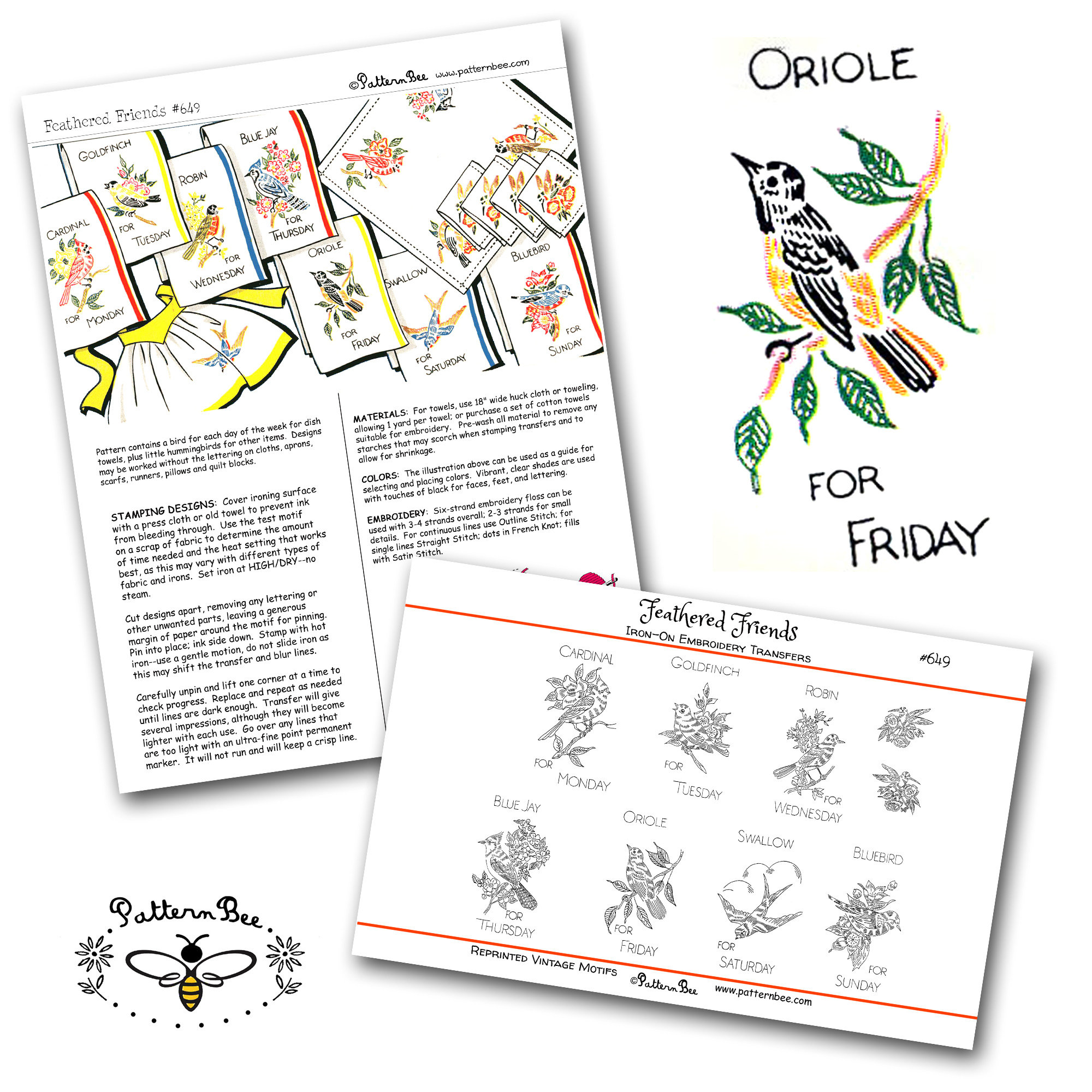 FEATHERED FRIENDS DOW Backyard Birds for Kitchen Linens - Etsy