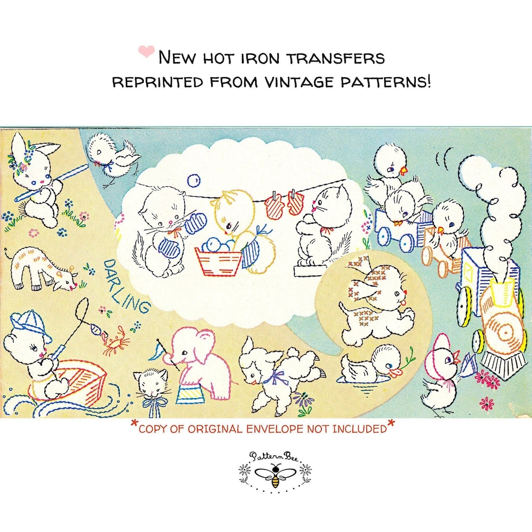 APPEALING PETS Sweet Animal Motifs for Little Children Vintage ...