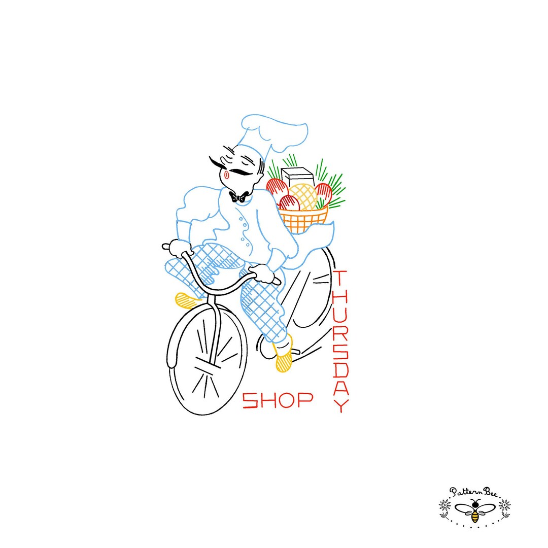 CLASSIC FRENCH CHEF: Vintage Embroidery Patterns Reprinted as Hot Iron ...